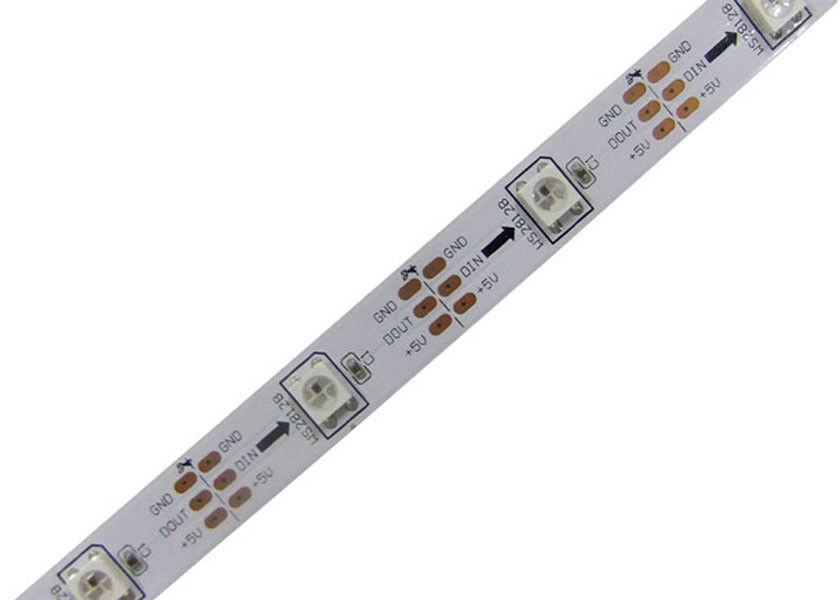 5VDC WS2812B Digital LED Strip Lights Addressable 30 pixels / M and 30 ...
