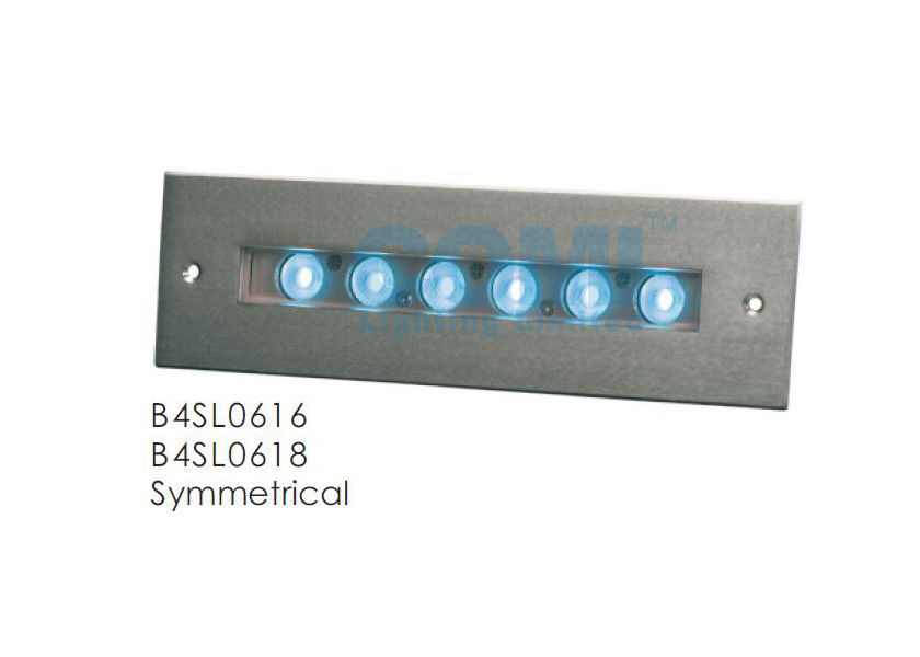 B4SL0616 B4SL0618 Symmetrical or Asymmetrical Wall Recessed Linear LED ...
