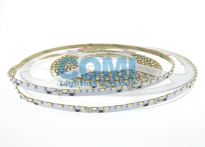 LED 5mm Width Flexible LED Strip Lights 24VDC 9.6W / M CRI 80 3014 Side ...