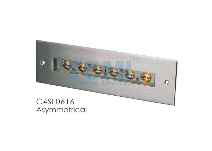 C4SL0616 C4SL0618 6 * 2 W Asymmetrical LED Underwater Linear Lighting ...