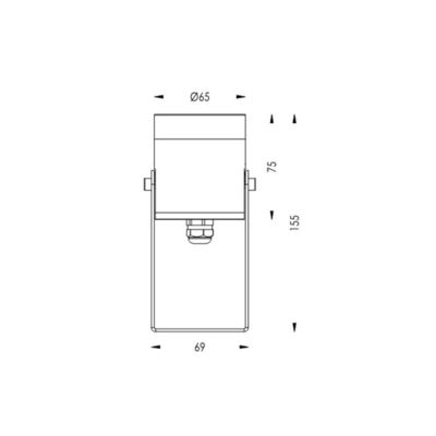 IP68 316 stainless steel Led Pool Light 6W with bracket for pool lighting