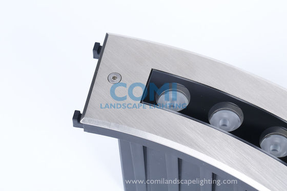 Recessed IP67 LED Inground Lights Curved Shaped 24VDC 220V 12W 18W For ...