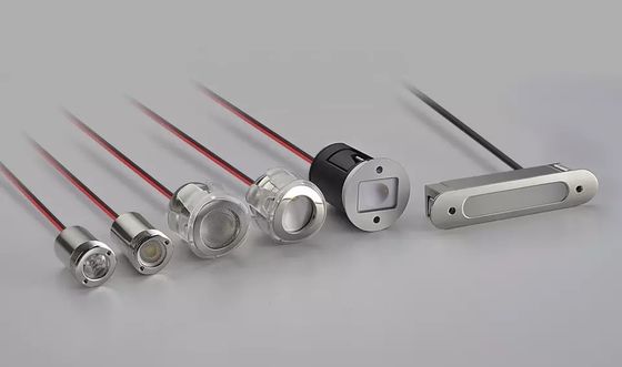 Linear LED Handrail Lighting with Arc Shaped Front Ring for Round Tube ...